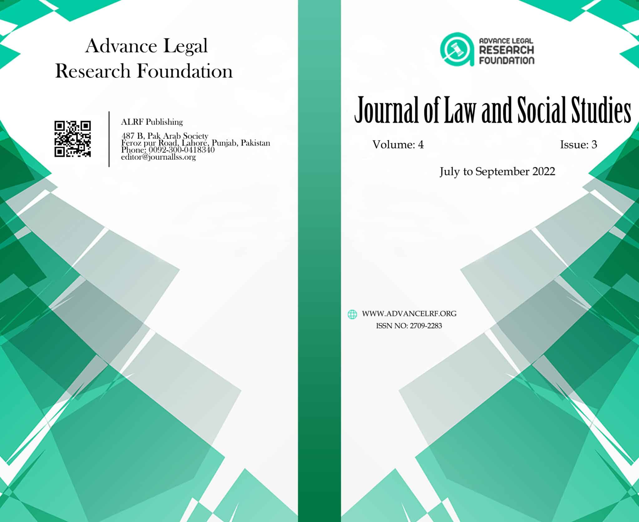 Archive V 8 No 1 - Journal of Law and Social Studies (JLSS)